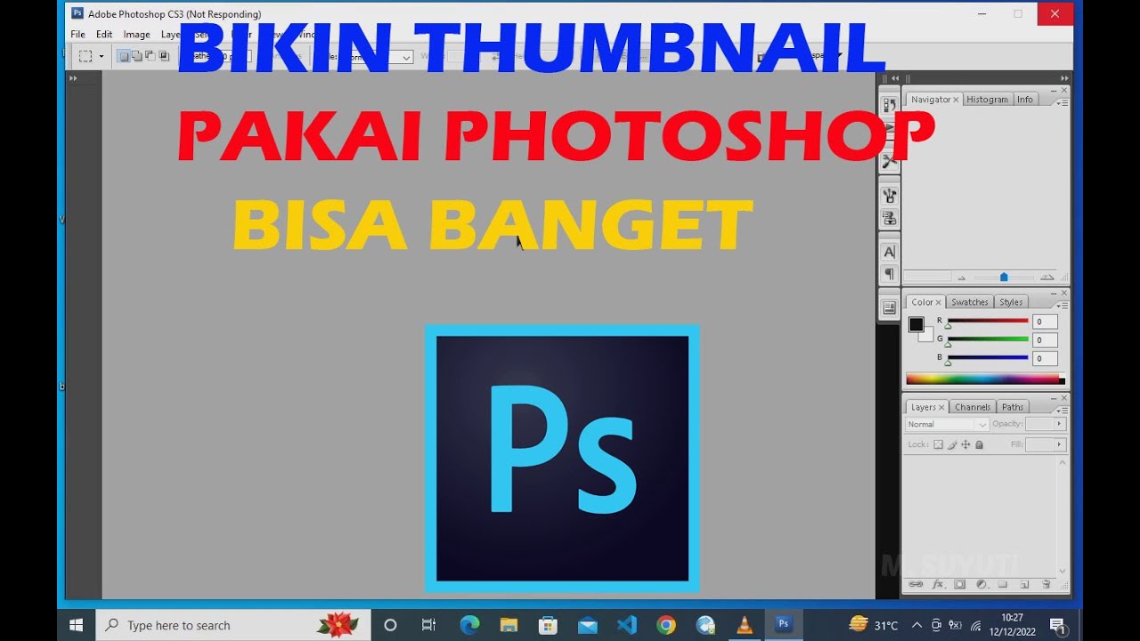 Cara Membuat Thumbnail Dengan Mudah | Menggunakan Photoshop - YouTube