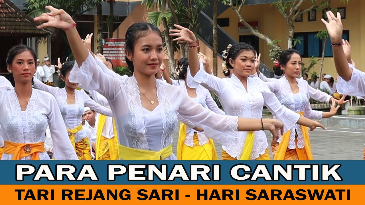 Tari Rejang Sari SMK WSK Hari Saraswati 2022 - YouTube