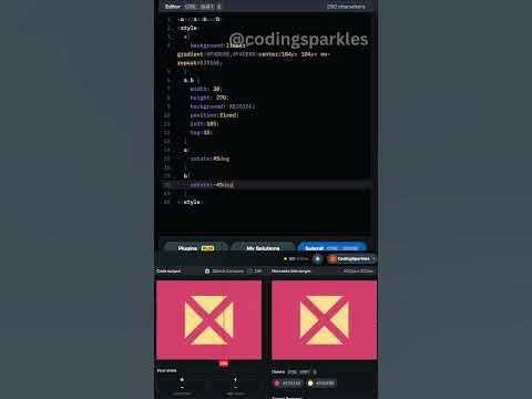 CSS Battle Solution - Converge | Target 161 - Battle #26 | CSS3 | CSS Challenge - YouTube