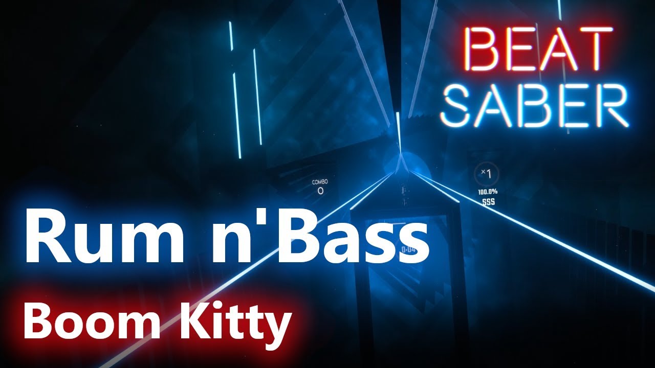 [Beat Saber] Boom Kitty - Rum n'Bass (Original song - Expert) - YouTube