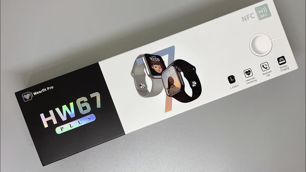 HW67 plus smart watch 6 - YouTube