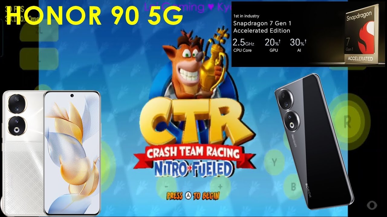HONOR 90 5G CRASH TEAM RACING SNAPDRAGON 7 GEN 1 ACCELERATED EDITION ...