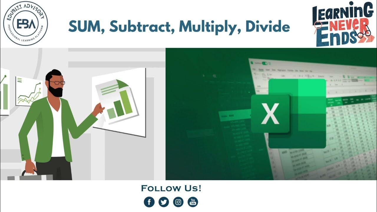 SUM, Subtract, Multiply, Divide - YouTube