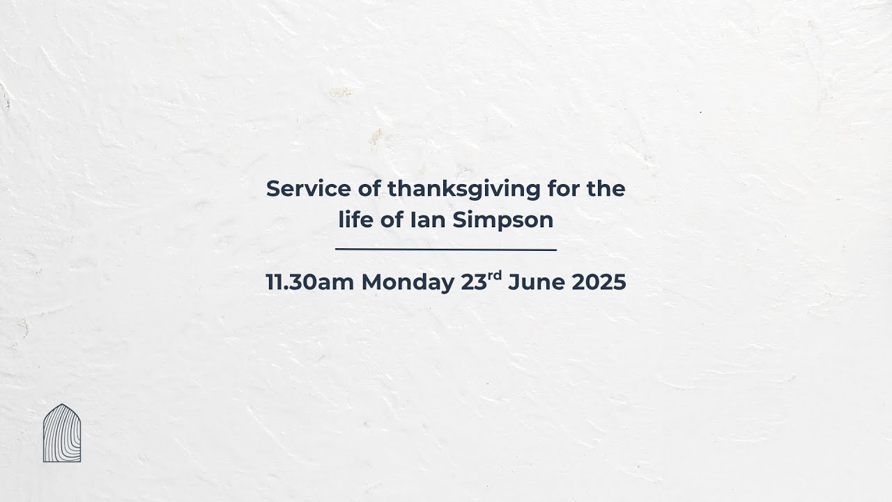 Ian Simpson Funeral Live Stream 2025 - YouTube