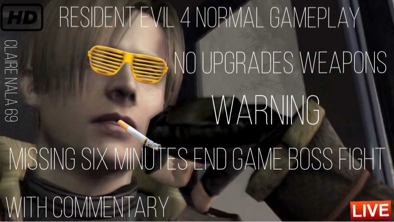 Resident Evil 4 HD Normal No Upgrades Weapons/Warning Missing Six ...