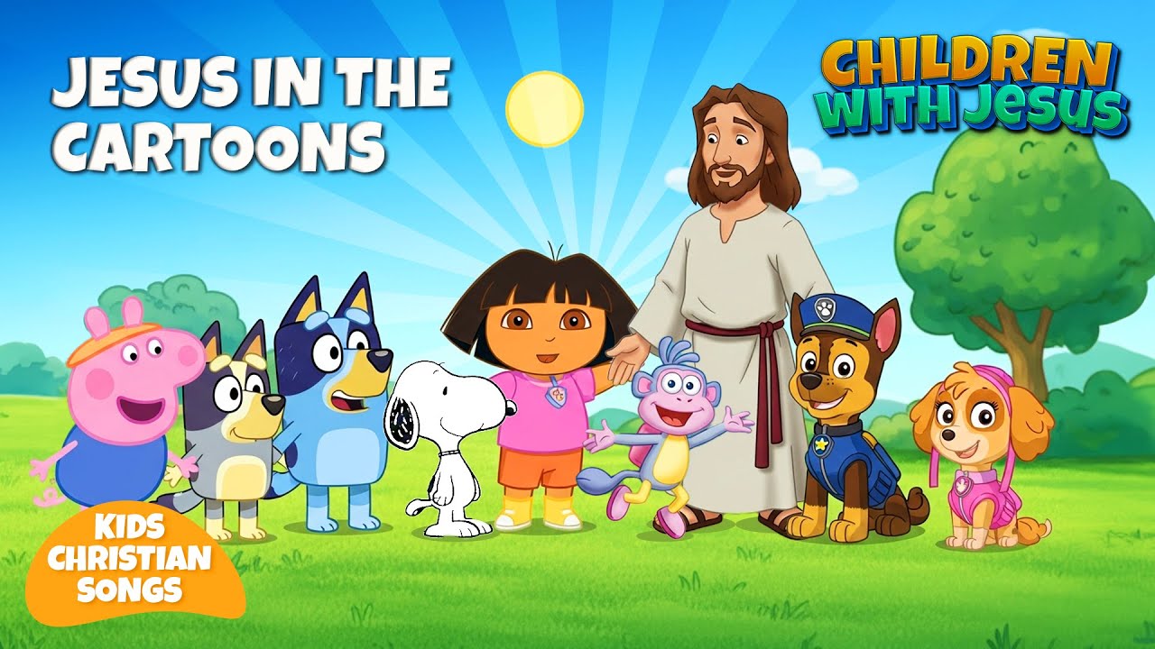 Amazing! Jesus in the Cartoons | Kids Gospel Songs | Bible songs ...