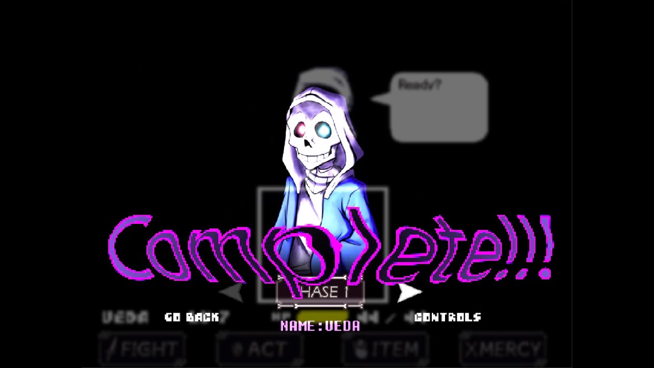 Dusttale Last Genocide Sans Fight Phase 1 Complete - YouTube