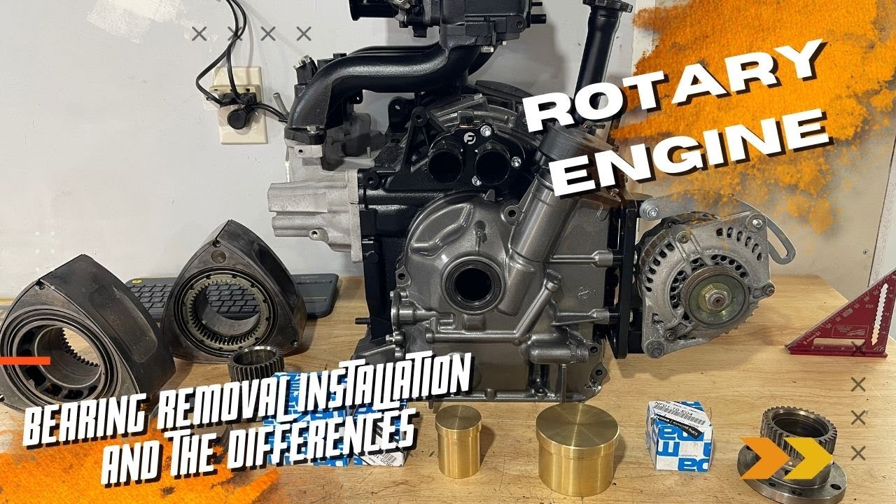 13b / 12A Rotary Engine Bearing Removal & Installation And Differences ...