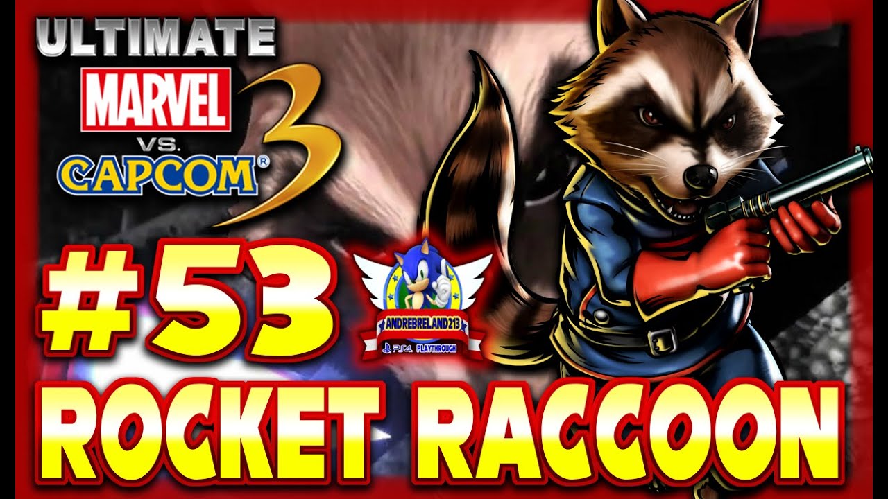 Ultimate Marvel vs. Capcom 3 PS4 (1080p) - Arcade Mode Part 53 Rocket ...