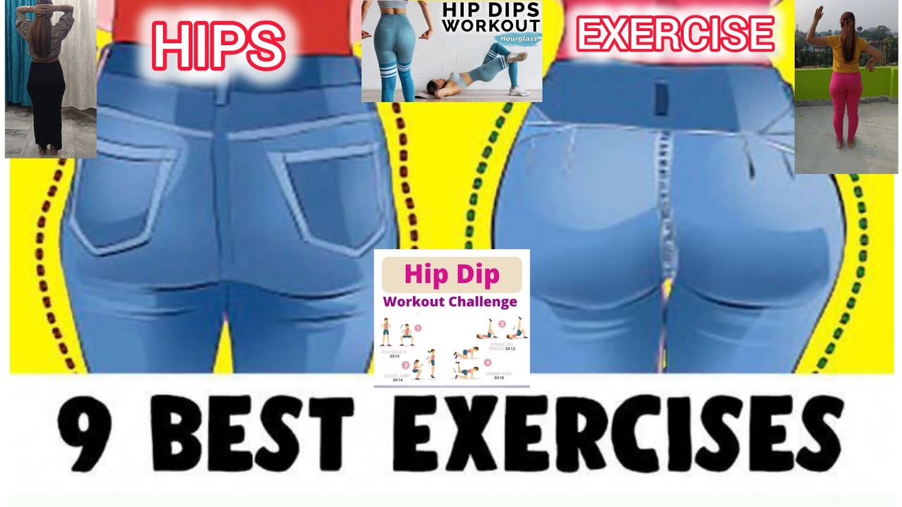 HIP DIPS EXERCISE | SIDE BUTT EXERCISE | 10 MIN HOME EXERCISE | HIPS ...