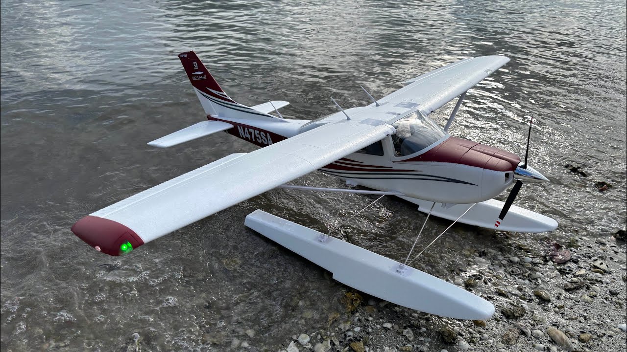 FMS 1.5m Cessna 182 Skylane Floats Flying Maiden RC Remote Control ...