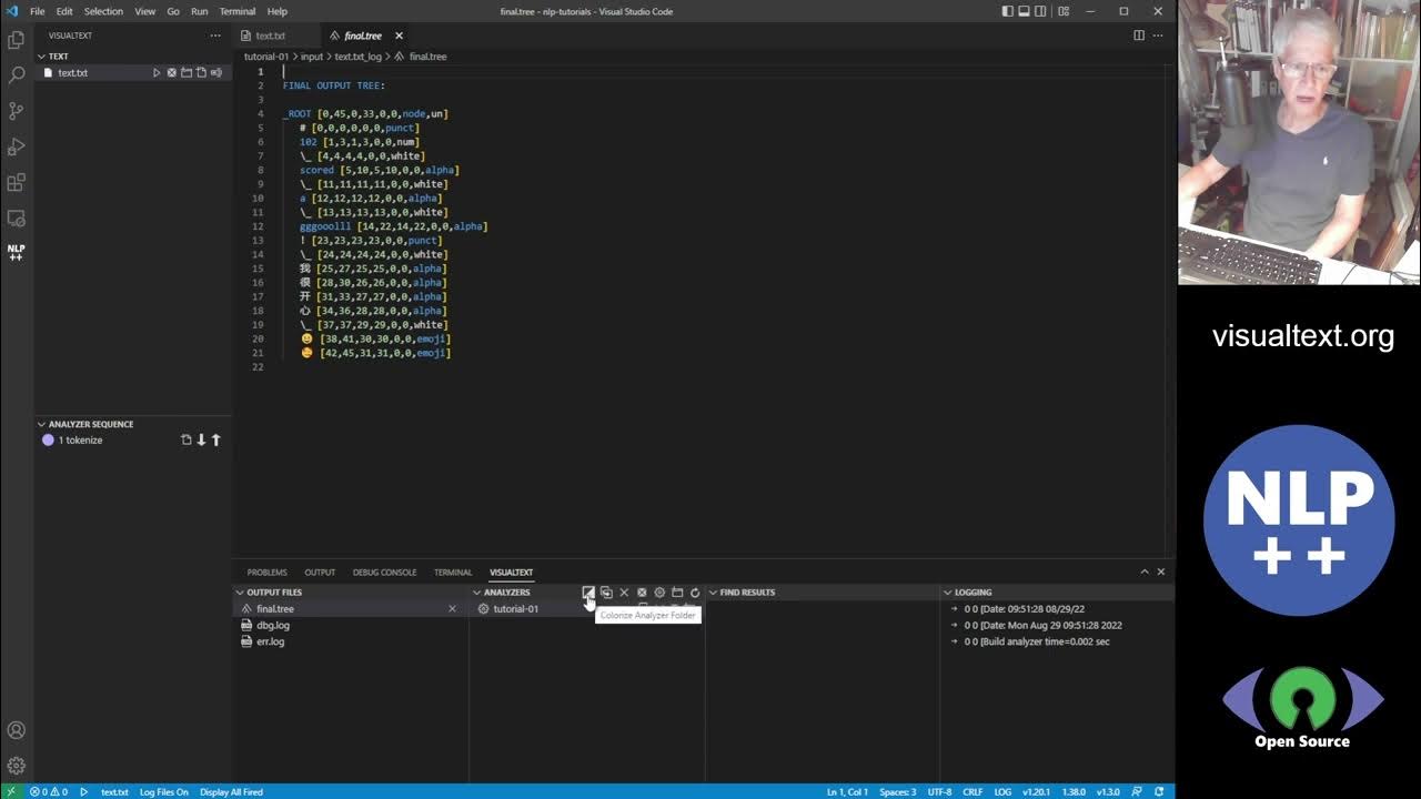 Tutorial 01: NLP++ Tokenization - YouTube