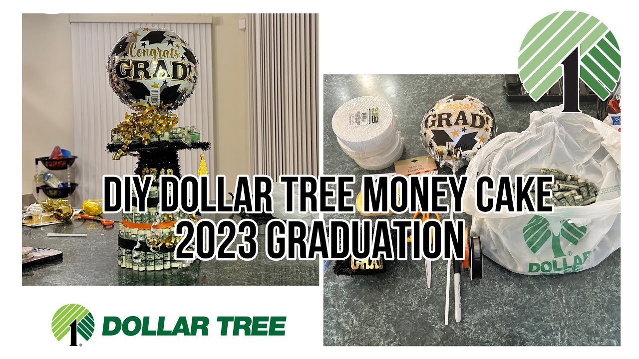 DIY Money Cake Grad gift 2023 |Dollar tree| - YouTube