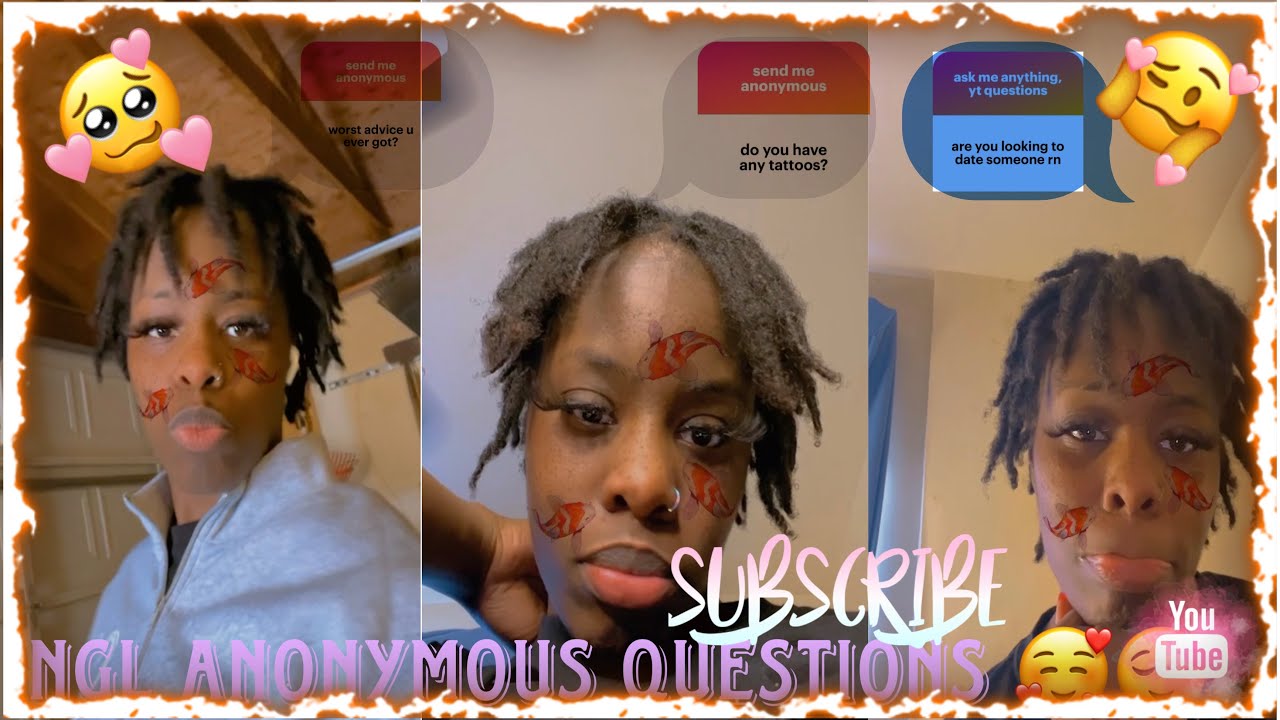 NGL ANONYMOUS QUESTIONS🥰☺️ - YouTube