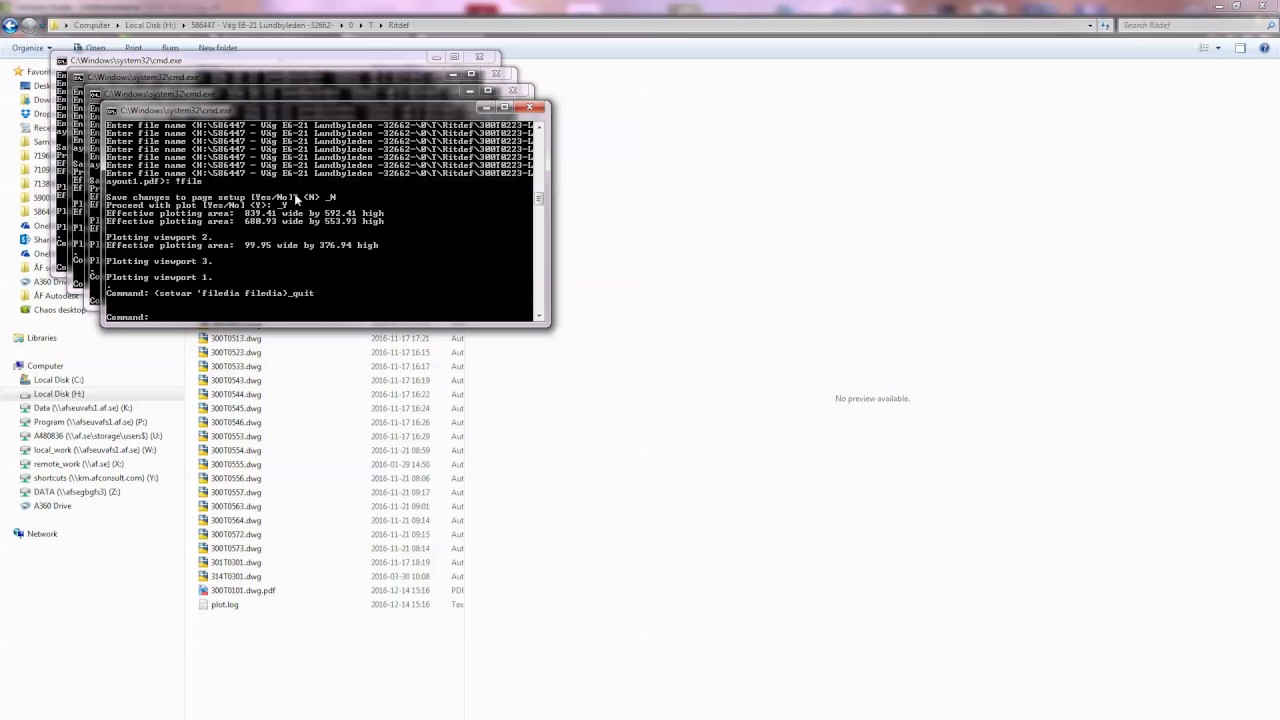 Plot Autocad Dwg from Windows Explorer - YouTube