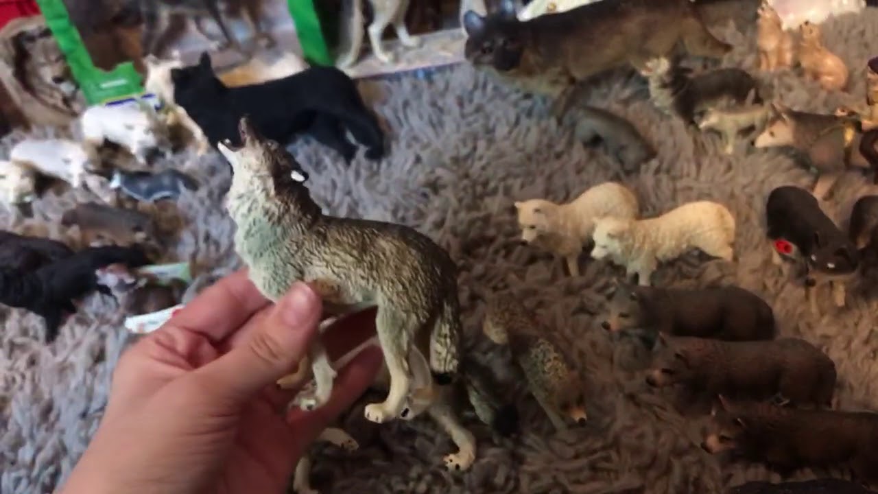 UPDATED Wolf Figure Collection - YouTube