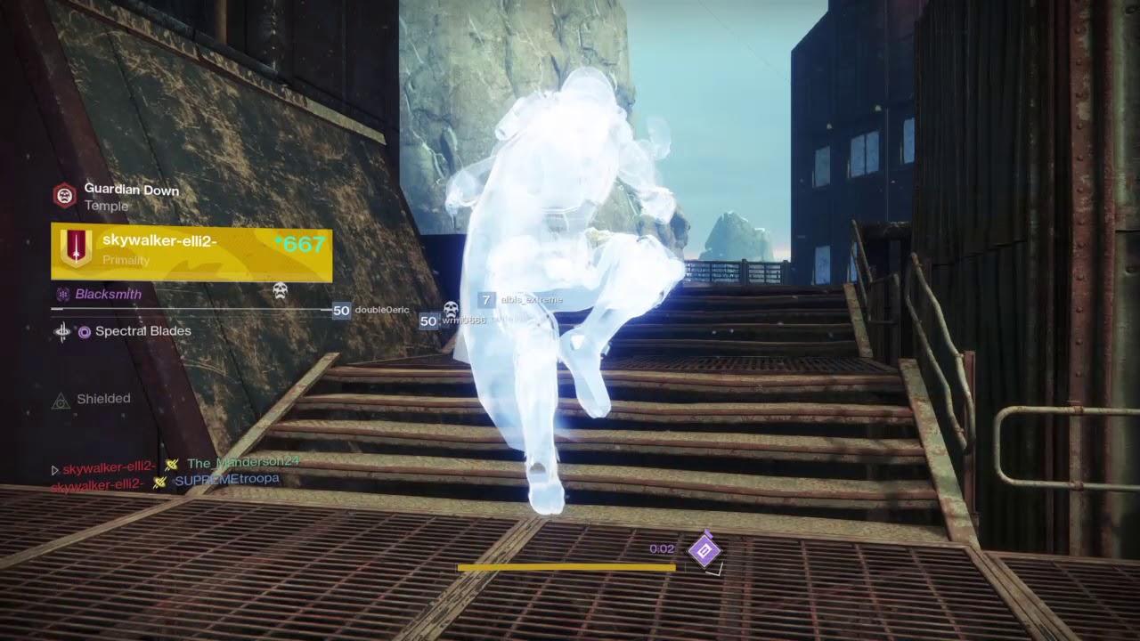 Destiny 2 Multiplayer Crucible Clash 637 Hunter Nightstalker Arbalest ...