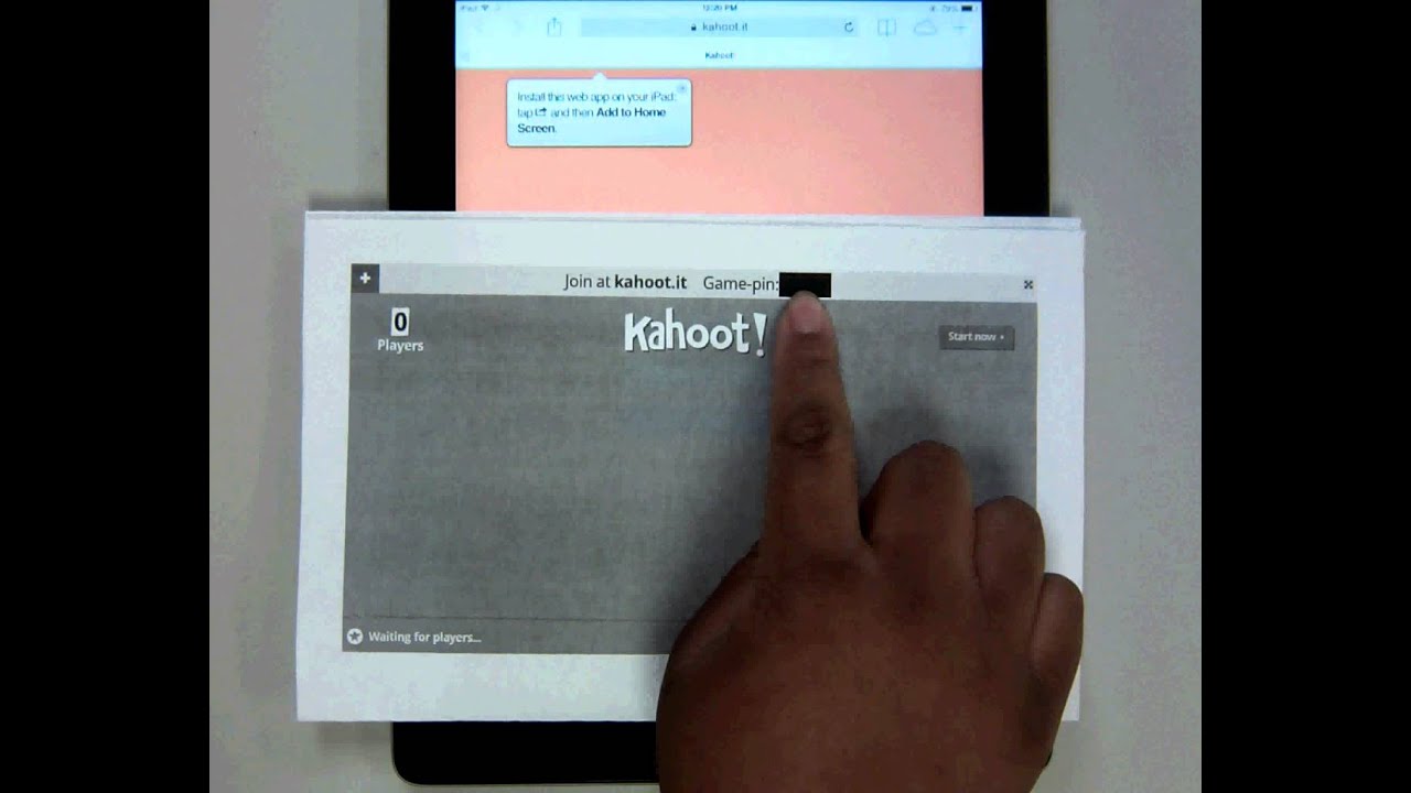 How to login to play kahoot p1 - YouTube
