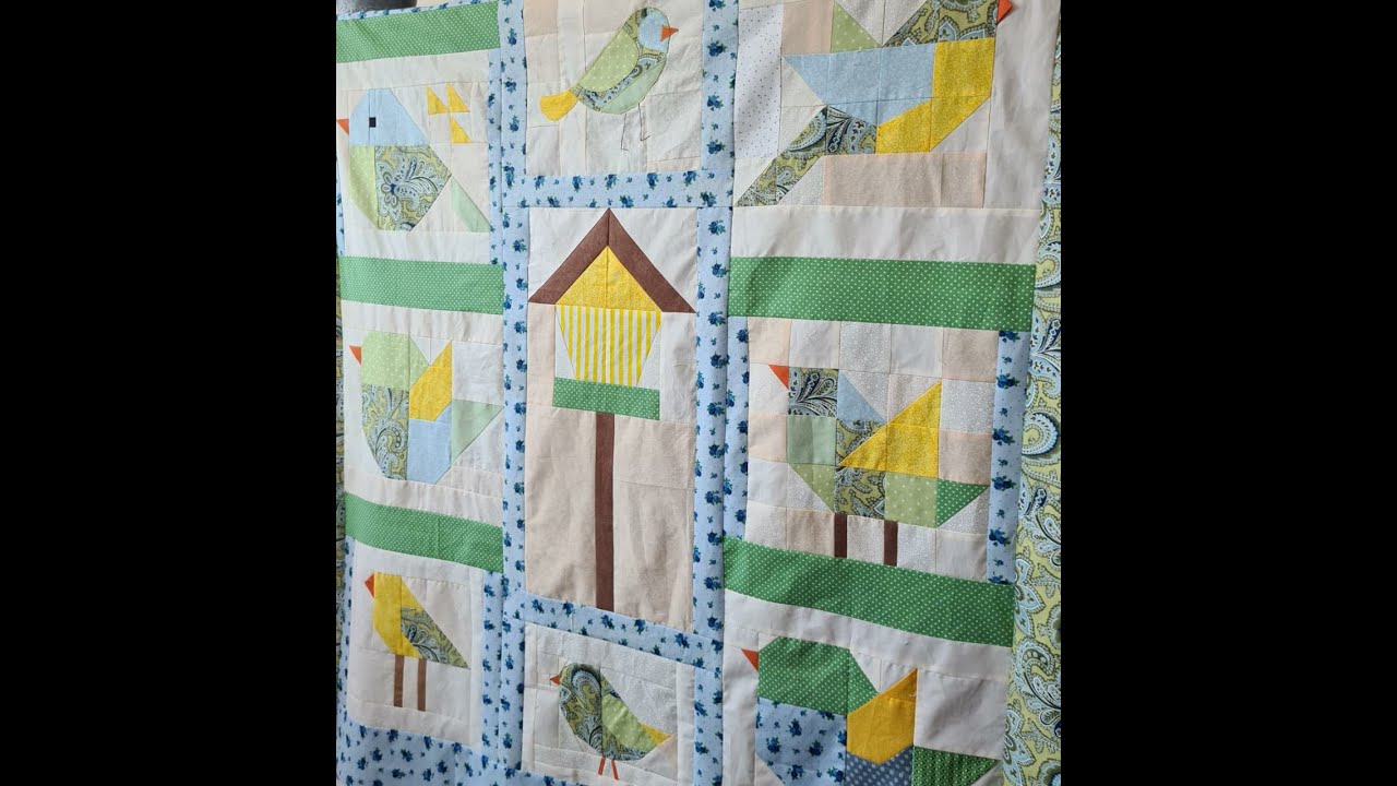 BLOCK PAJARERA CLASE DE PATCHWORK - YouTube