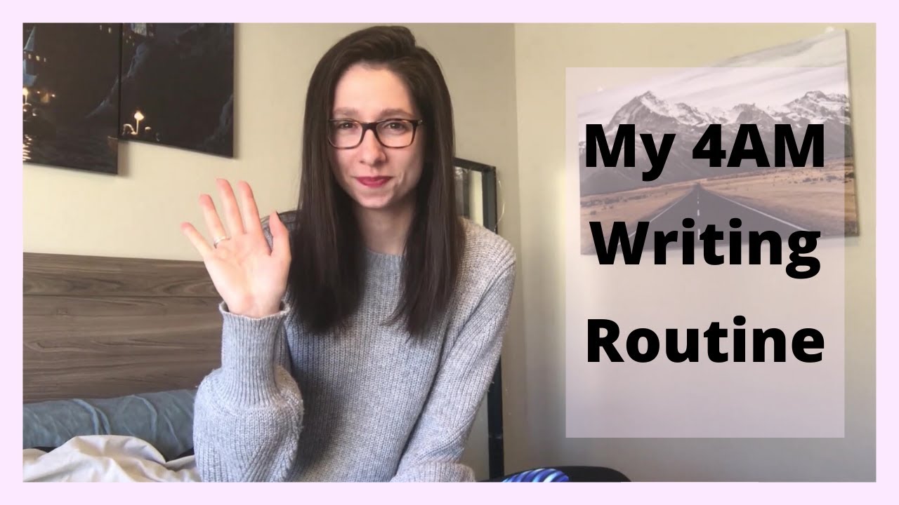 My 4am Writing Routine - YouTube