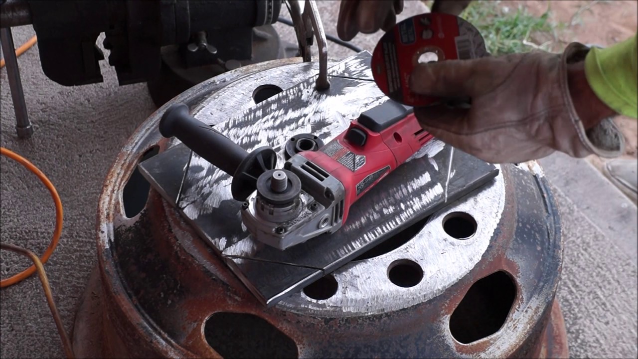 bench vise stand build part 1 - YouTube