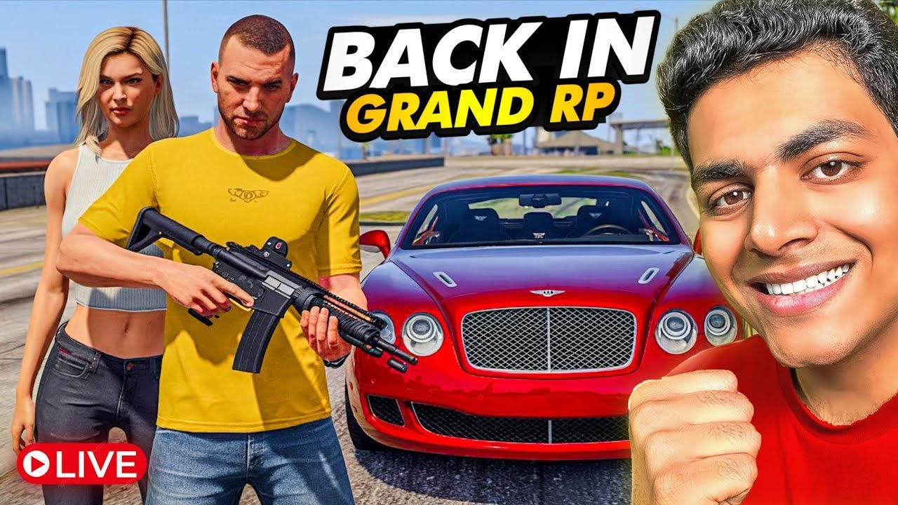 Back After A Long Time | Lazy Assassin Plays Grand RP Live - YouTube