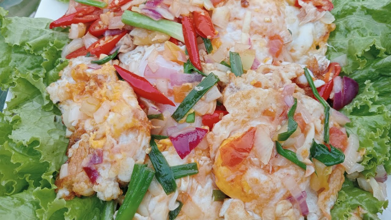 វិធីធ្វើឆាពងទាអំពិលទុំជូរផ្អែមឆ្ងាញ់/ Fried Duck egg with Ripe tamarind ...