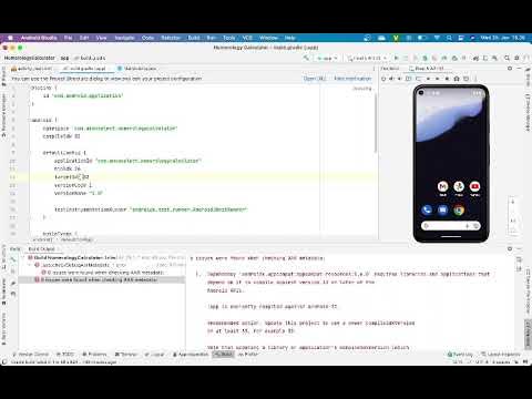 Fixing AAR Metadata Issues in Android: updating a library or application's compileSdkVersion ...