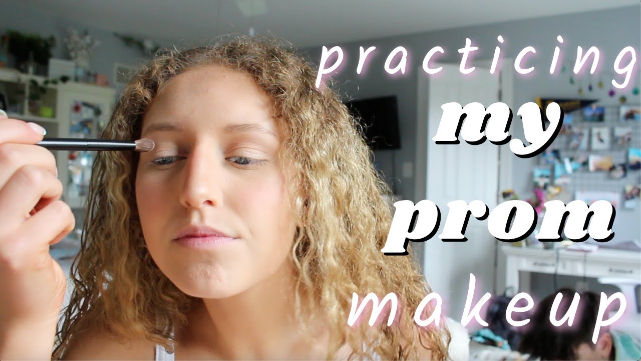 DOING MY PROM MAKEUP (get ready with me) - YouTube