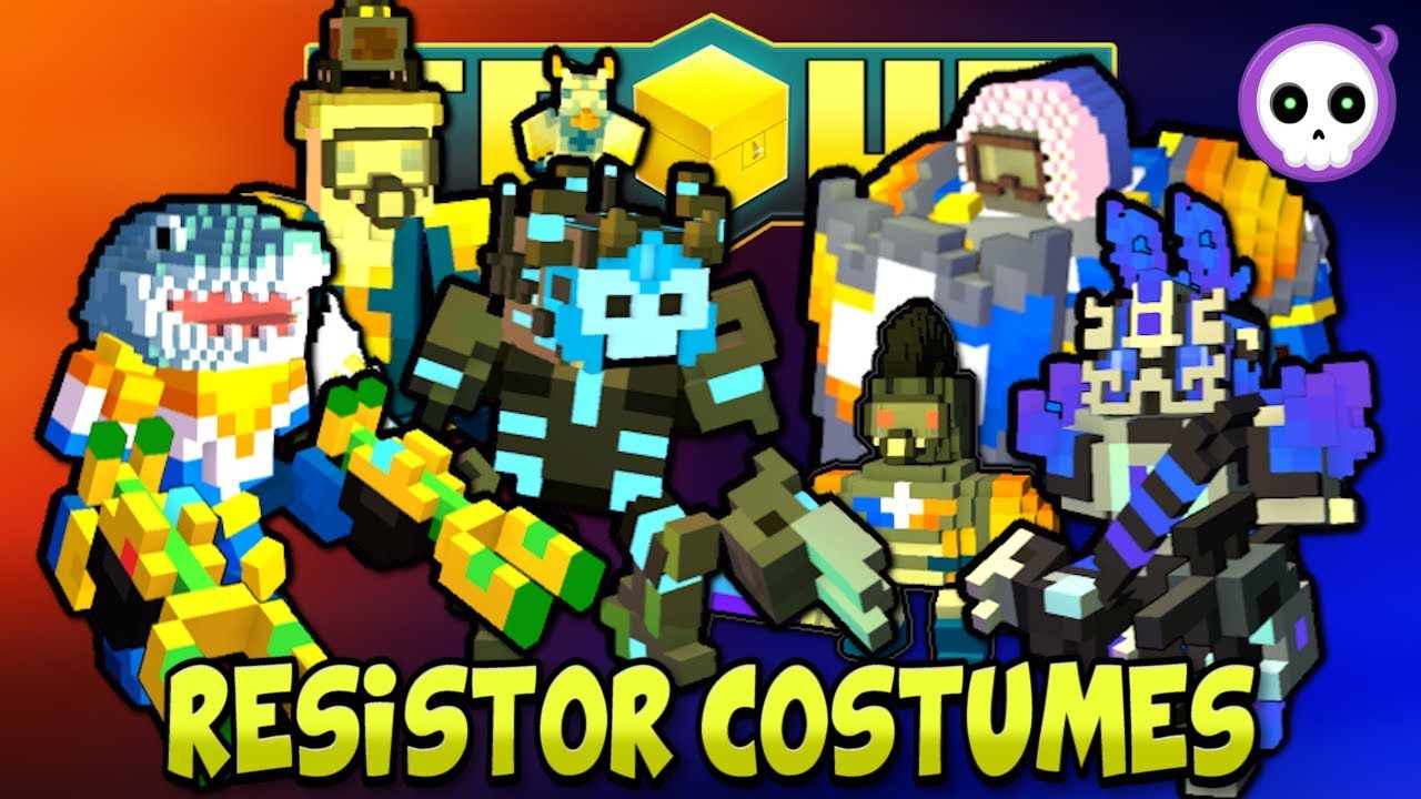 EVERY RESISTOR COSTUME IN TROVE HEROES! - YouTube