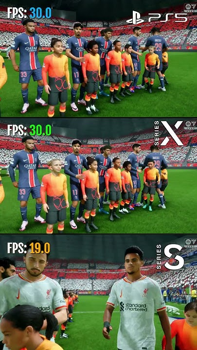 EA Sports FC 25 Xbox Series S vs. Series X vs. PS5 | Technical Review ...