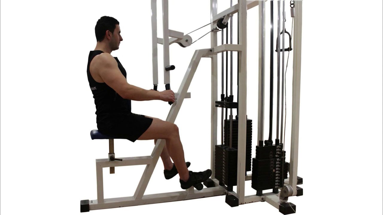 Machine Seated Row, Neutral Grip - KNOW-HOW GET IN SHAPE - YouTube