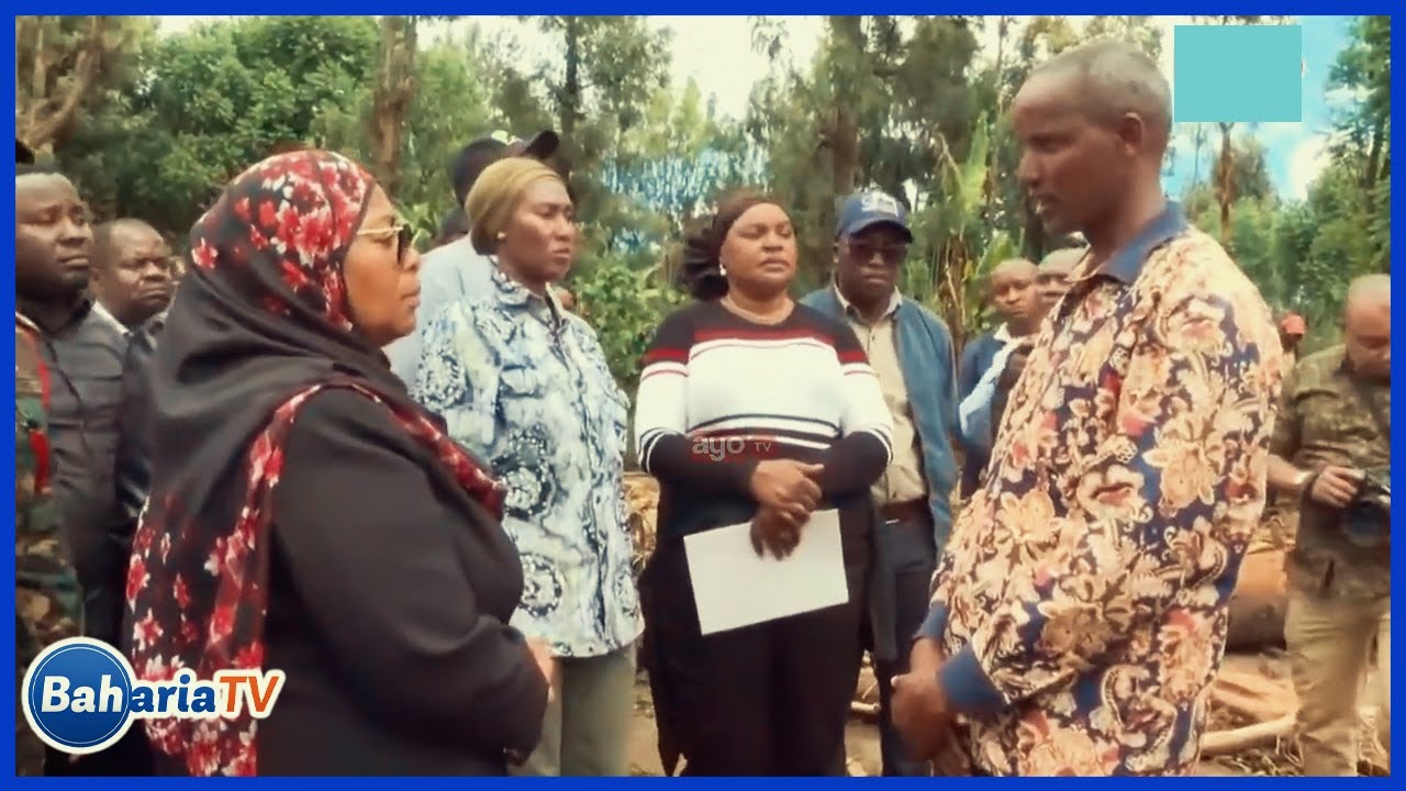 RAIS SAMIA ALIVYOSHTUSHWA NA MAFURIKO HANANG /ASIMULIWA MCHUNGAJI ...