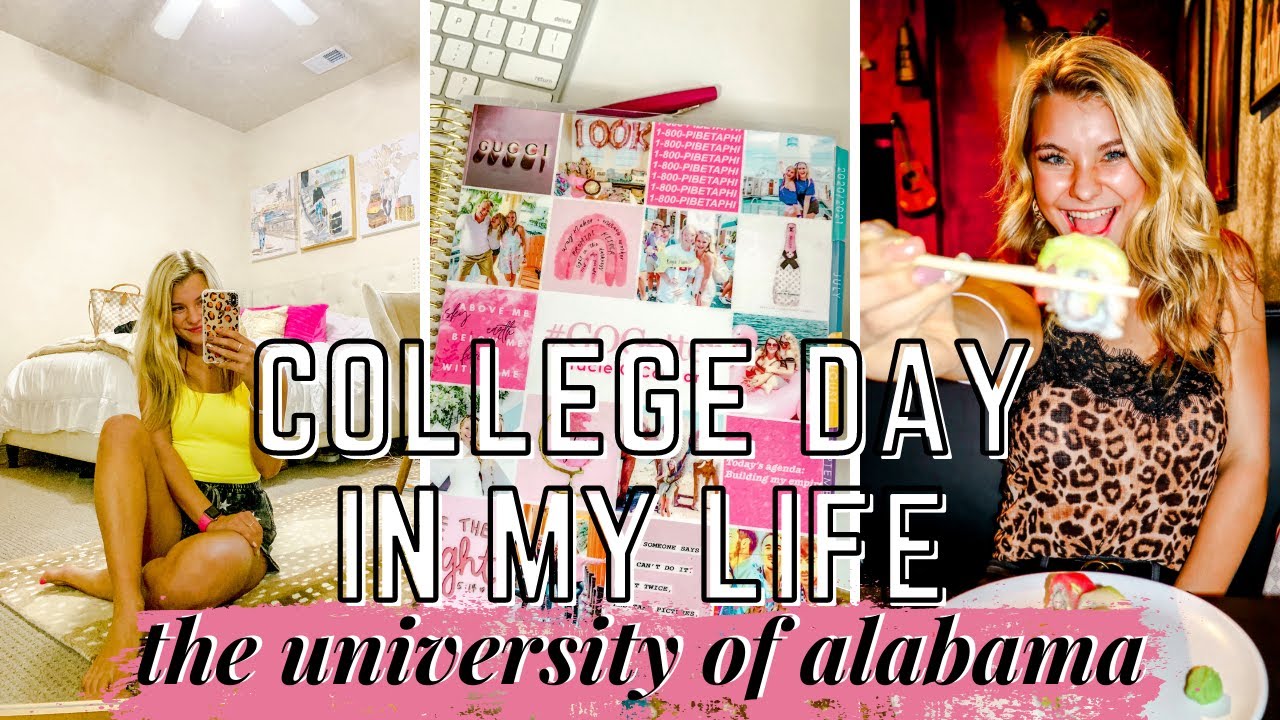 College Day in My Life at The University of Alabama - YouTube
