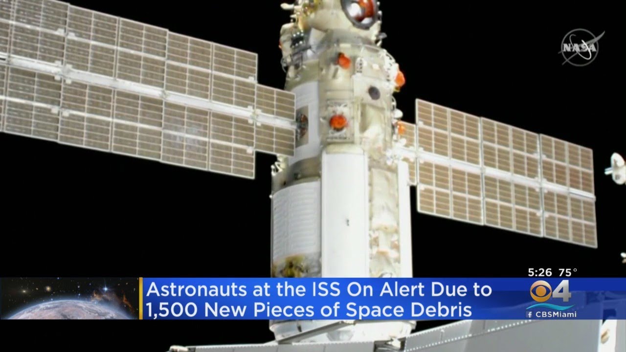 Astronauts On ISS On Alert Due To 1,500 New Pieces Of Space Debris ...