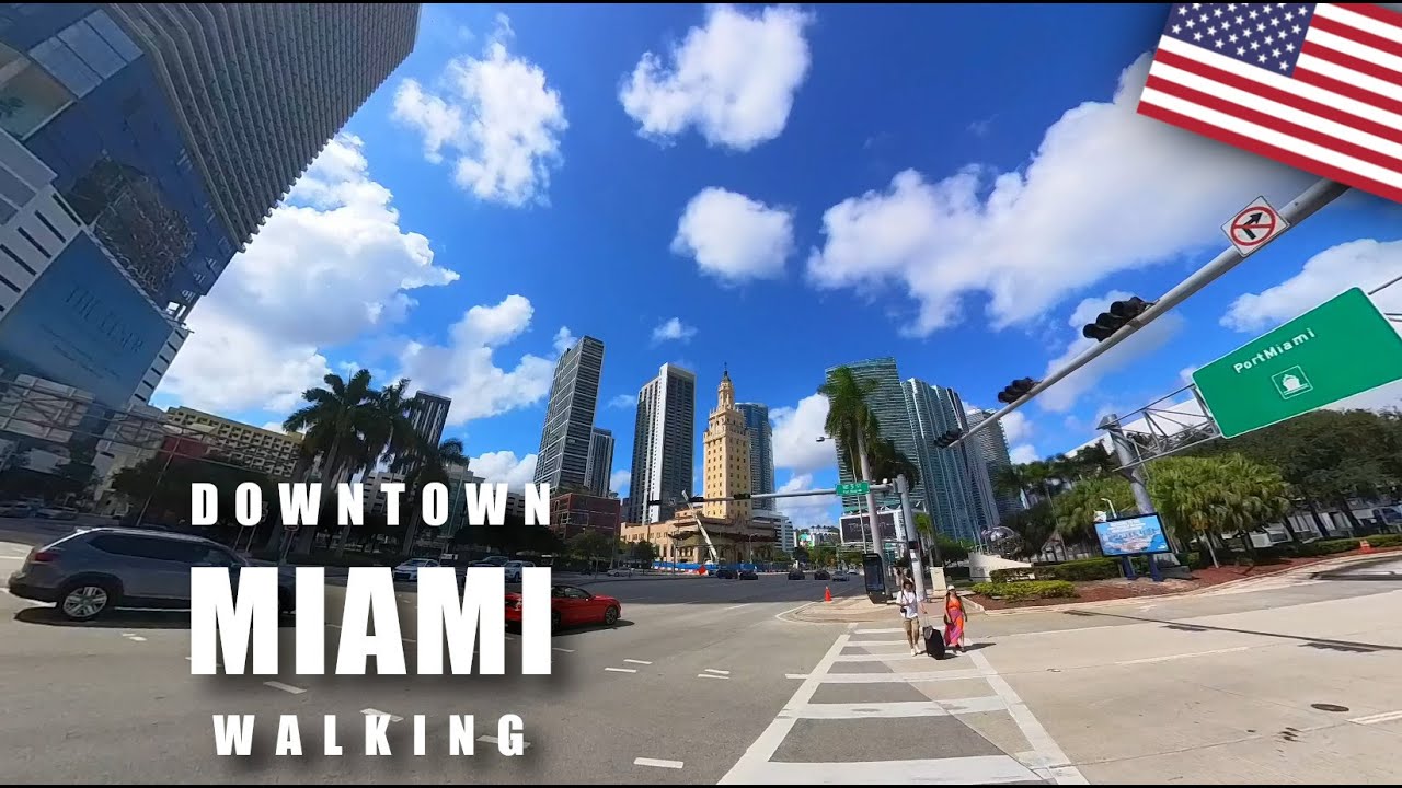 Miami - Downtown - Walking Tour - Virtual Walking - Virtual Tour ...