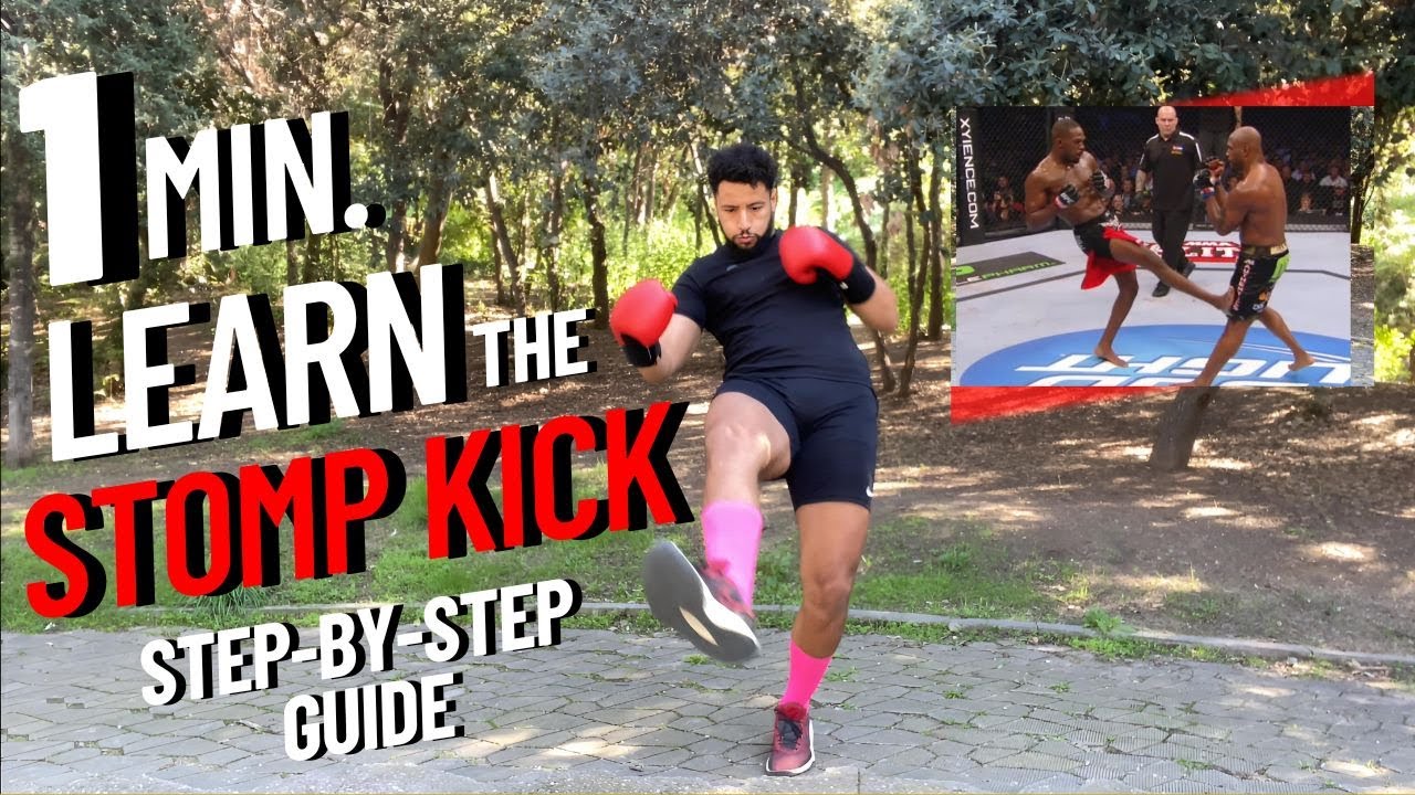 Learn the STOMP KICK (Oblique Kick) in 1 minute: Step-by-step Guide ...