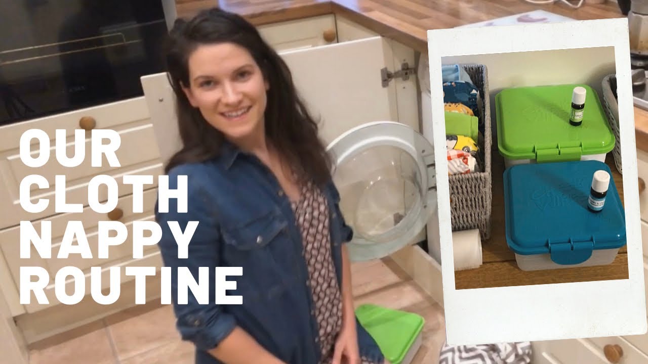 OUR CLOTH NAPPY ROUTINE - YouTube