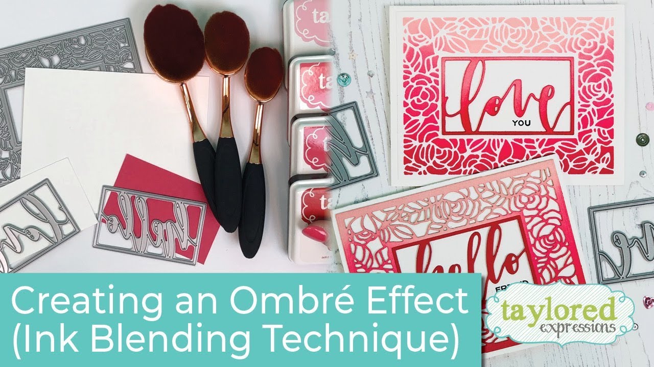 How to Create an Ombre Effect (Ink Blending Technique) - YouTube
