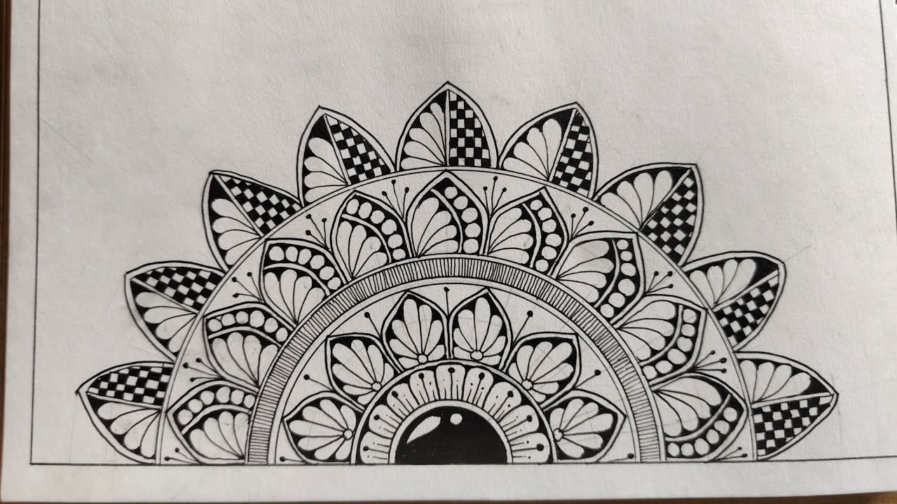 Easy mandala art for beginners...#mandalaartforbeginners #mandala # ...