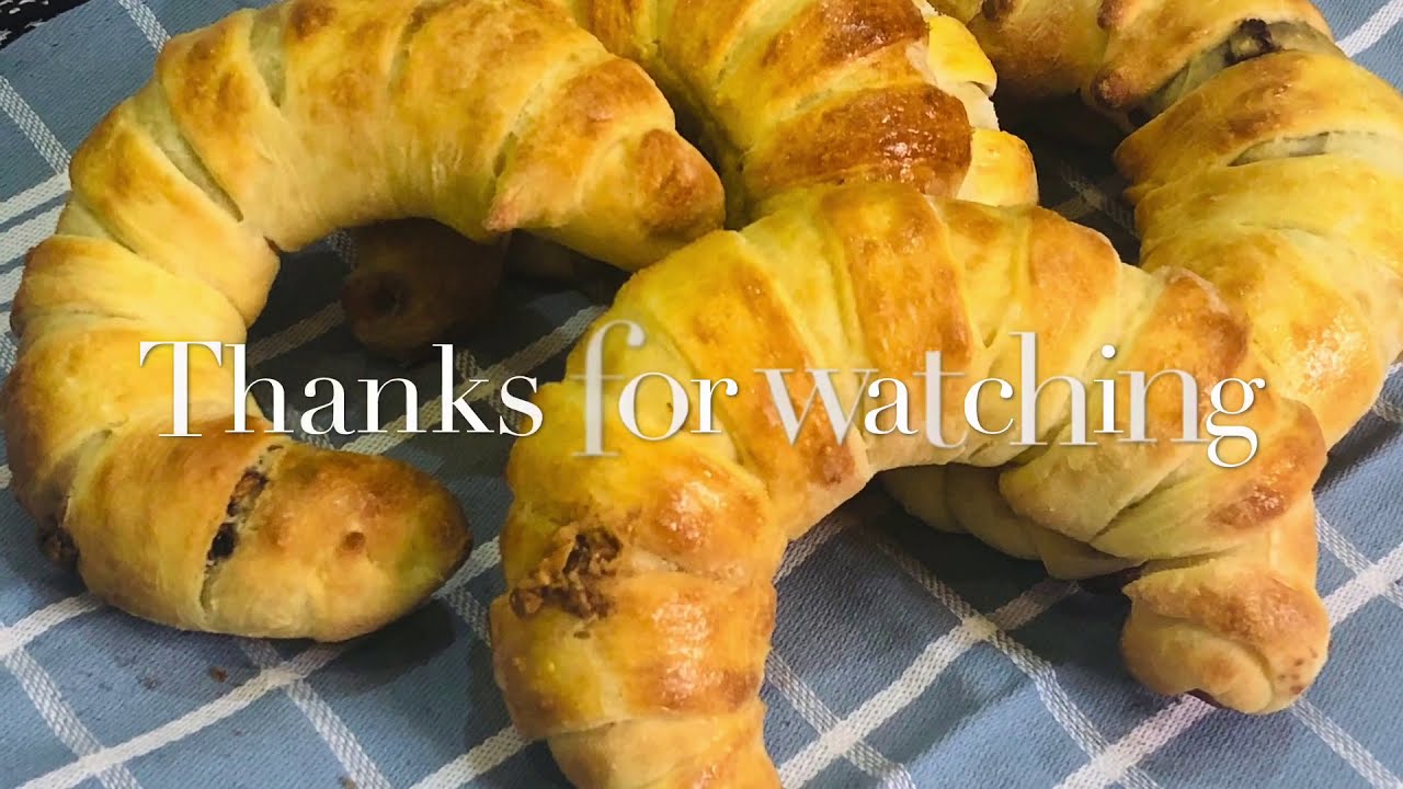 Nutella peanut butter caterpillar bread_ bread_welog food - YouTube