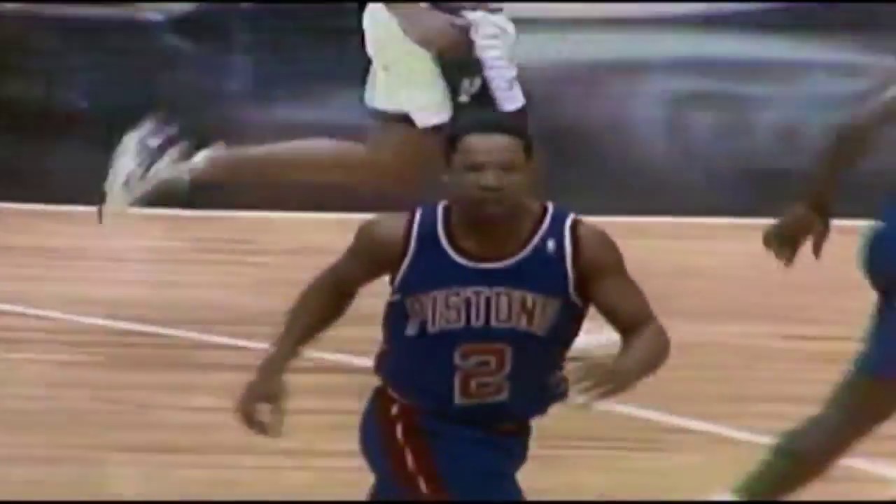 Mark Macon - Brief Pistons Sampler (Six Points, One Dunk vs. Spurs ...