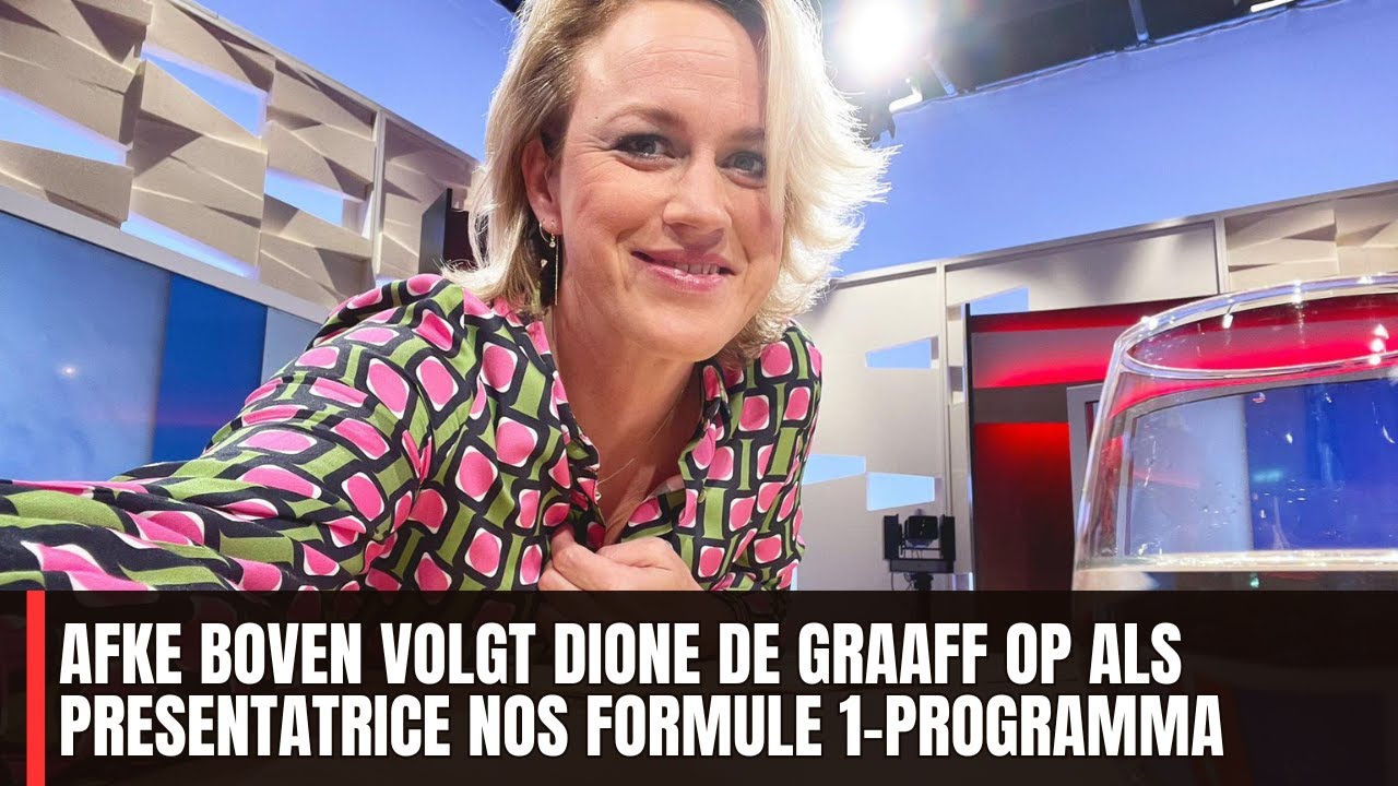 Afke Boven volgt Dione de Graaff op als presentatrice NOS Formule 1-programma - YouTube