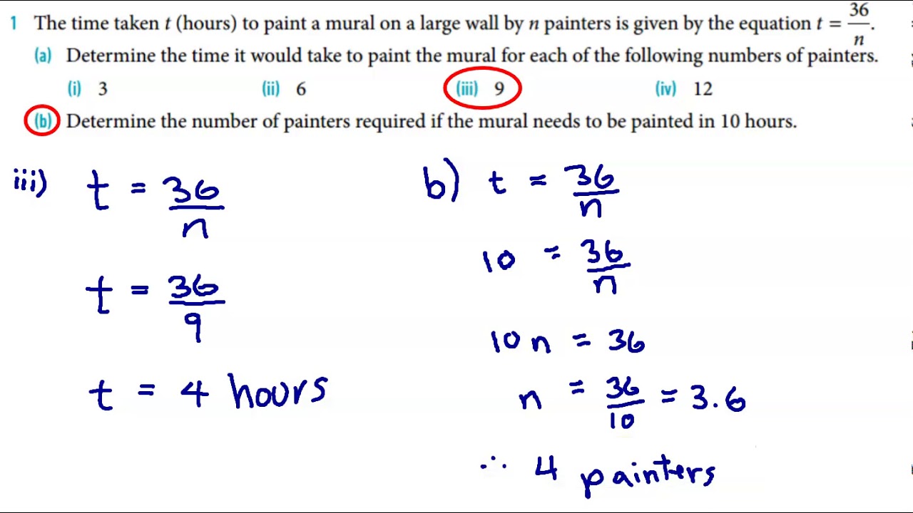 Inverse Proportions and Rectangular Hyperbolas #1 - YouTube
