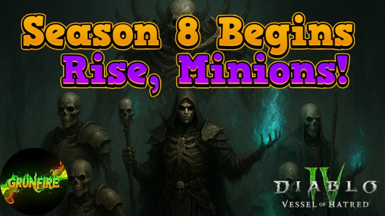 LIVE Diablo 4 Necromancer Summoner Build! | Skeleton Army & Bone Golem ...