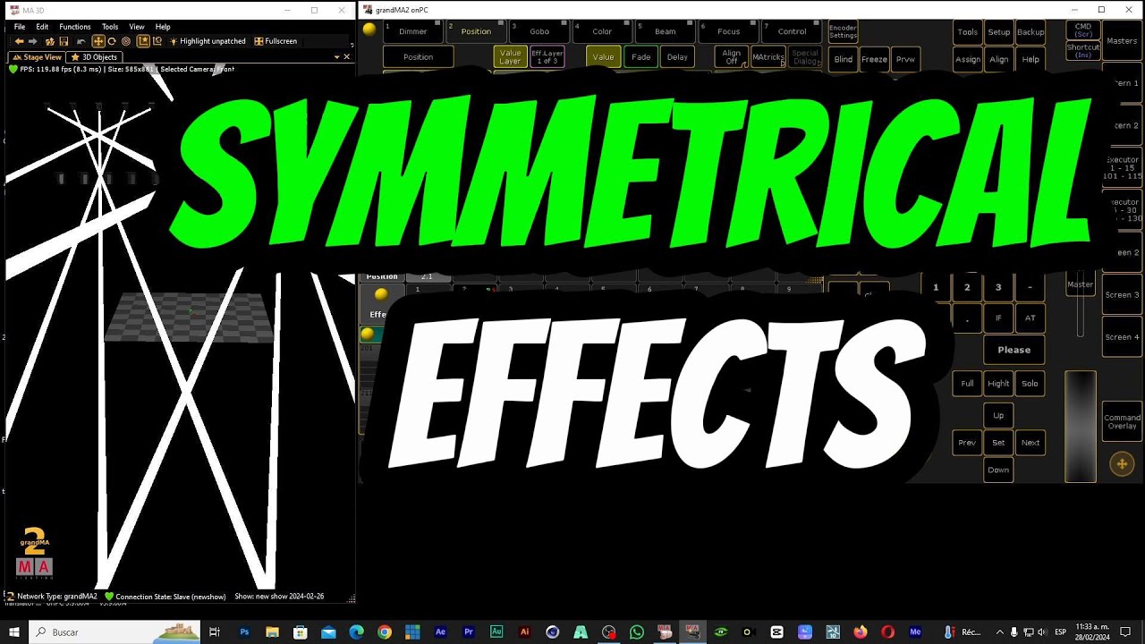 Grandma2 Tutorial Español - SYMMETRICAL EFFECTS - YouTube