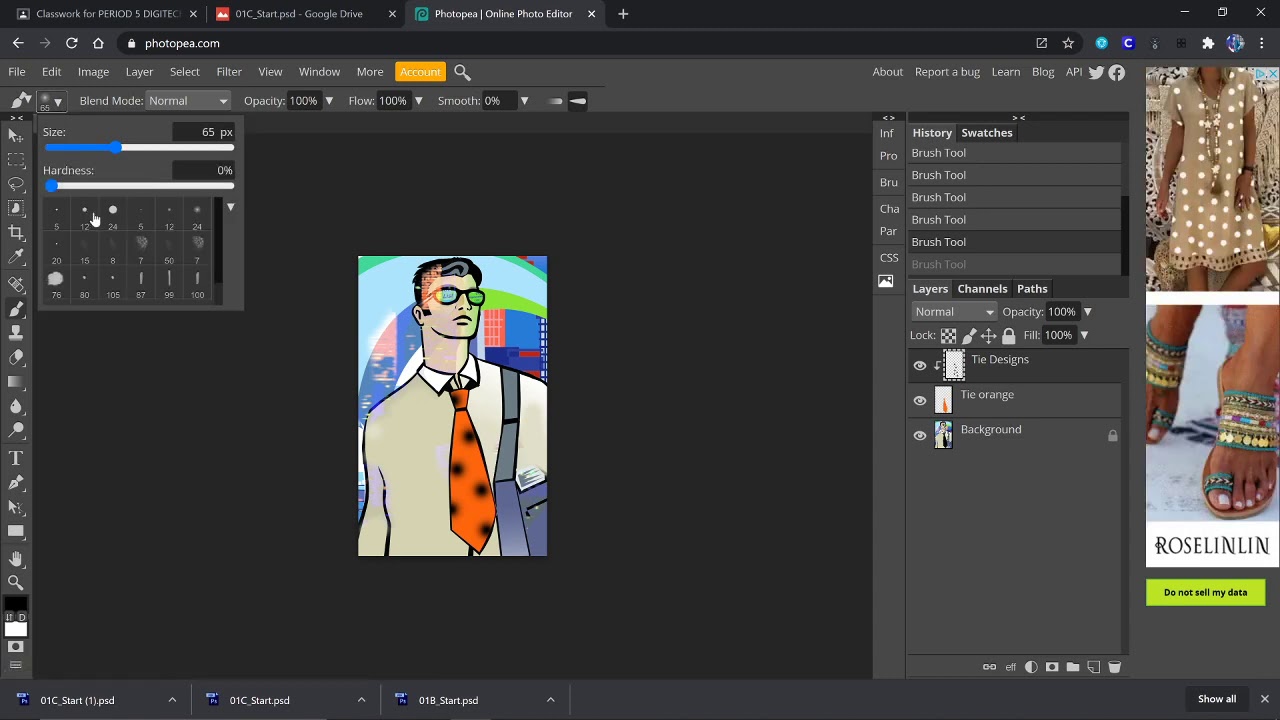 PHOTOSHOP/PHOTOPEA LESSON 1C - YouTube