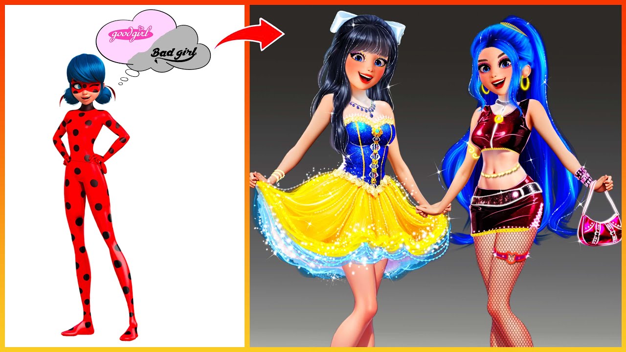 Ladybug's DRAMATIC Glow Up Into Bad Girl or Good Girl - YouTube