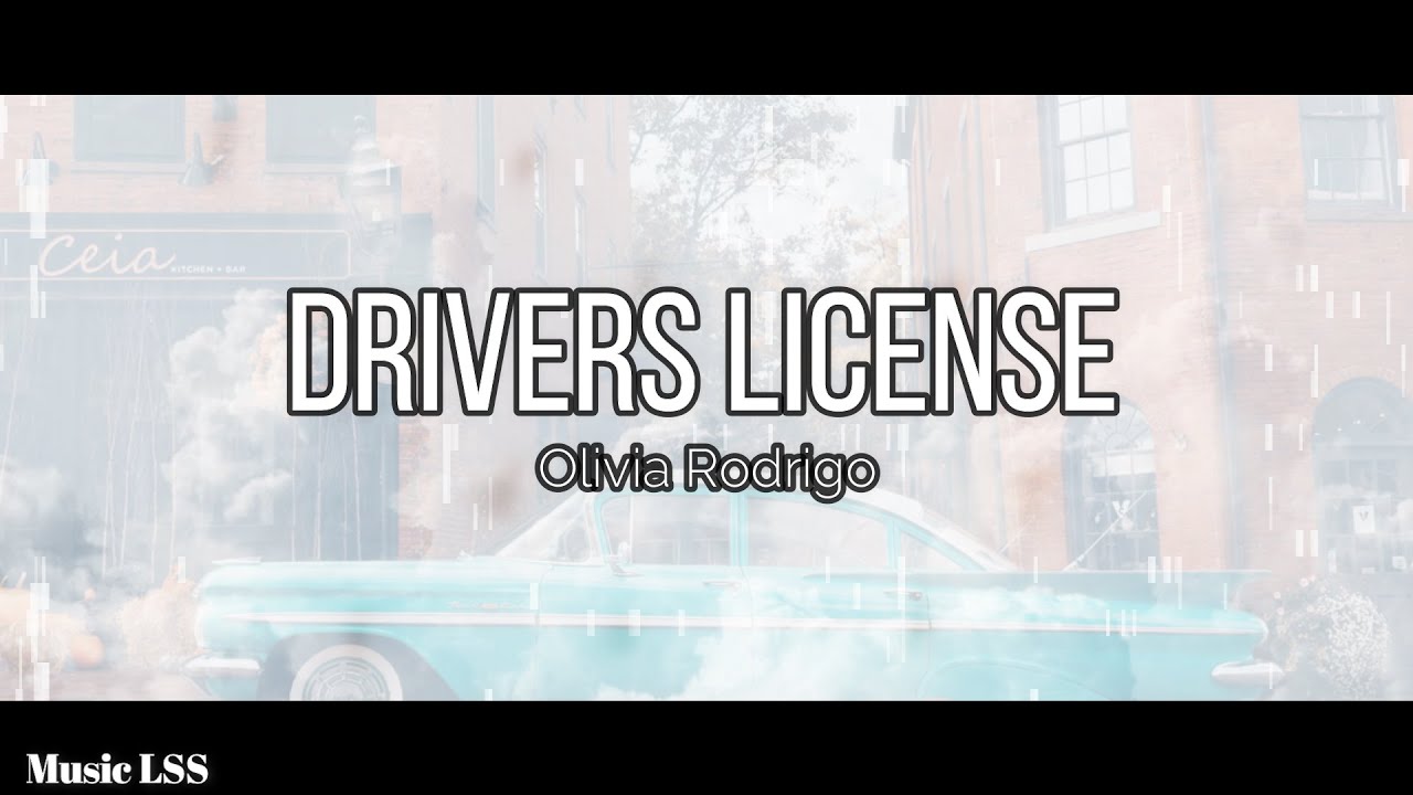 Drivers License - Olivia Rodrigo (Lyrics Clean Version) - YouTube