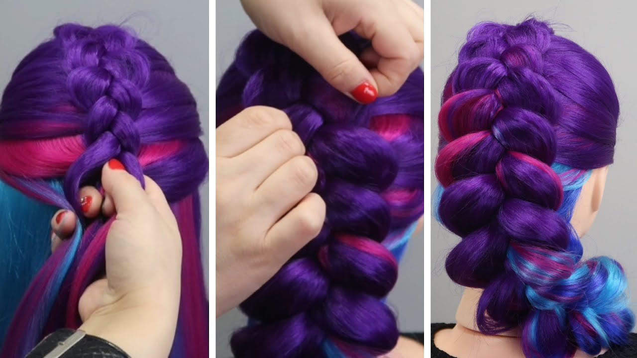 How to Do a Fishtail Braid | Ponytail Braided Hairstyle - YouTube